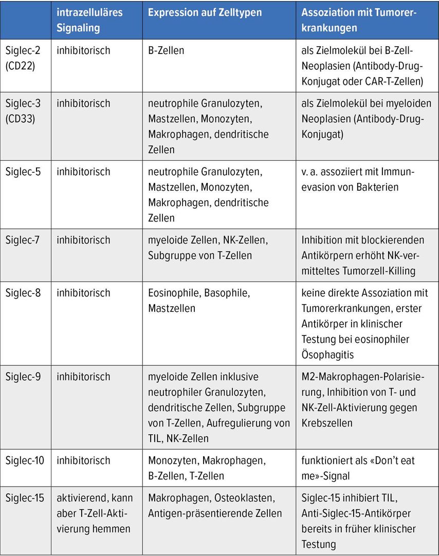Der Sialoglykan-Siglec Glyko-Immuncheckpoint - Onkologie - Universimed ...
